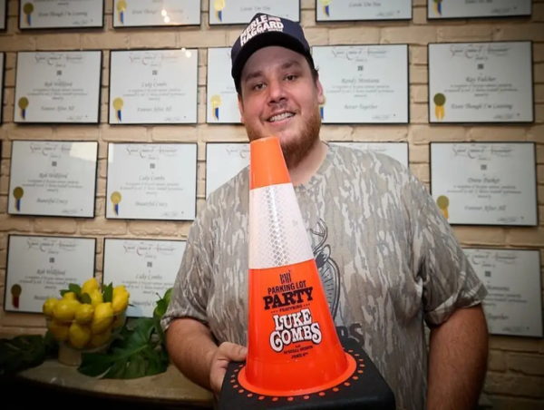 Luke Combs "Fast Car" Traffic Cones For Less Cone Collaboration