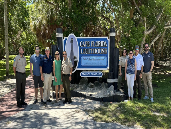 Rep. Vicki Lopez tours Bill Baggs Cape Florida State Park