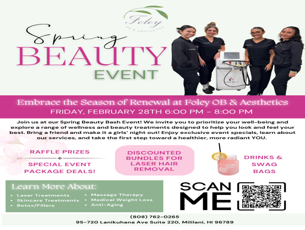 Foley OB & Aesthetics Hosts Spring Beauty Bash: A Night of Renewal and ...