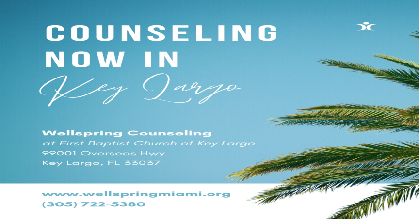 Wellspring Counseling Expands its Services with New Key Largo Location
