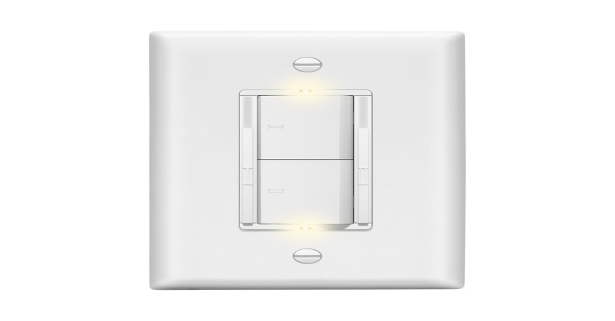 LIDER Unveils Dual Rocker Slide LED Dimmer: Two Lights, One Sleek Solution