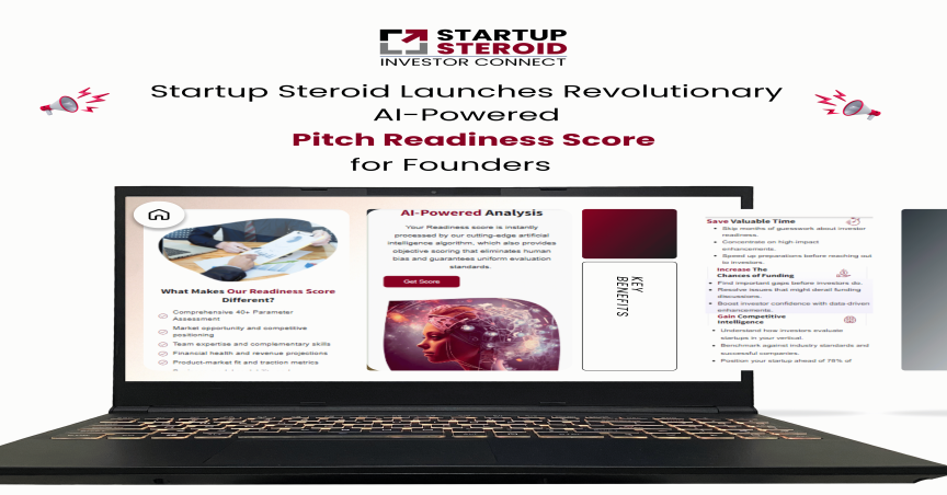 Startup Steroid Launches Revolutionary AI-Powered Pitch Readiness Score ...